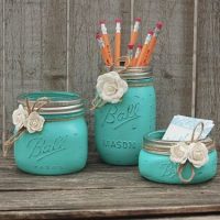 Spectacular Mason Jar Pencil Holders Ideas | DIY Projects